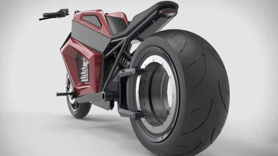 RMK E3 Electric Motorcycle Hubless Rear Wheel Electric Guide