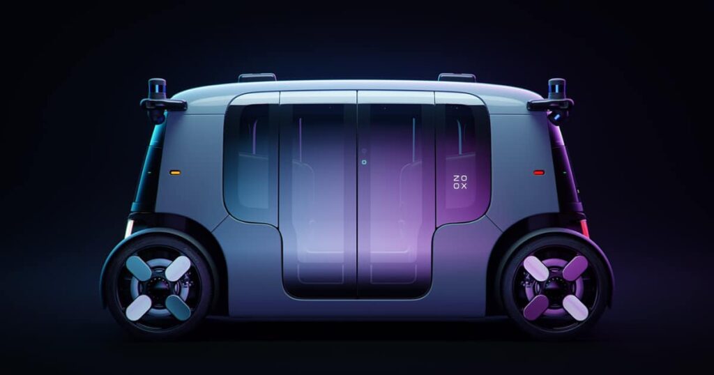 Zoox Autonomous Robotaxi Hits the Road in Las Vegas Amid Team Expansion ...