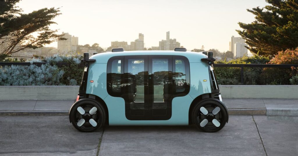 Zoox Autonomous Robotaxi Hits the Road in Las Vegas Amid Team Expansion ...